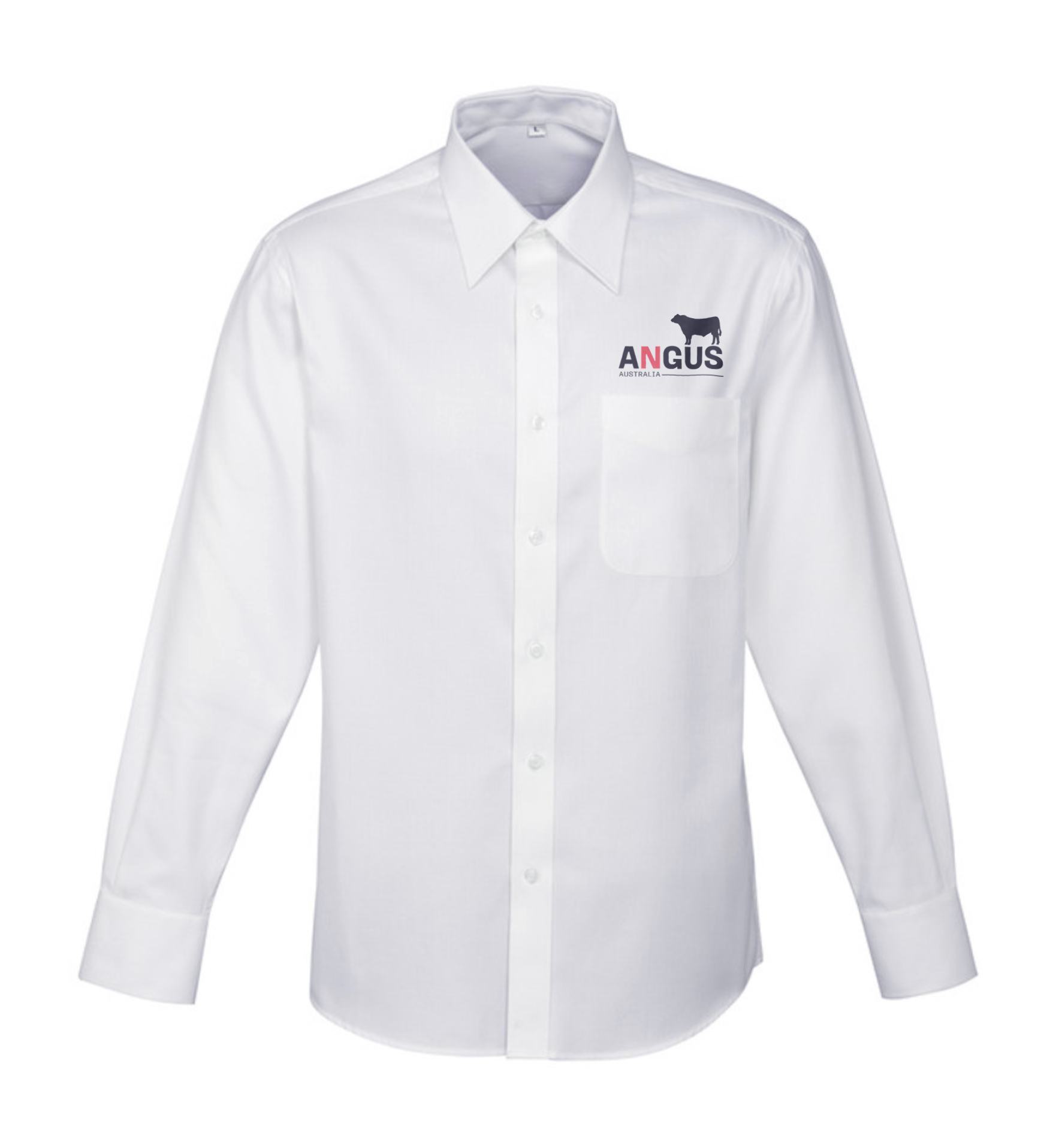 Men's Cotton/Spandex Long Sleeve shirt - Angus Australia