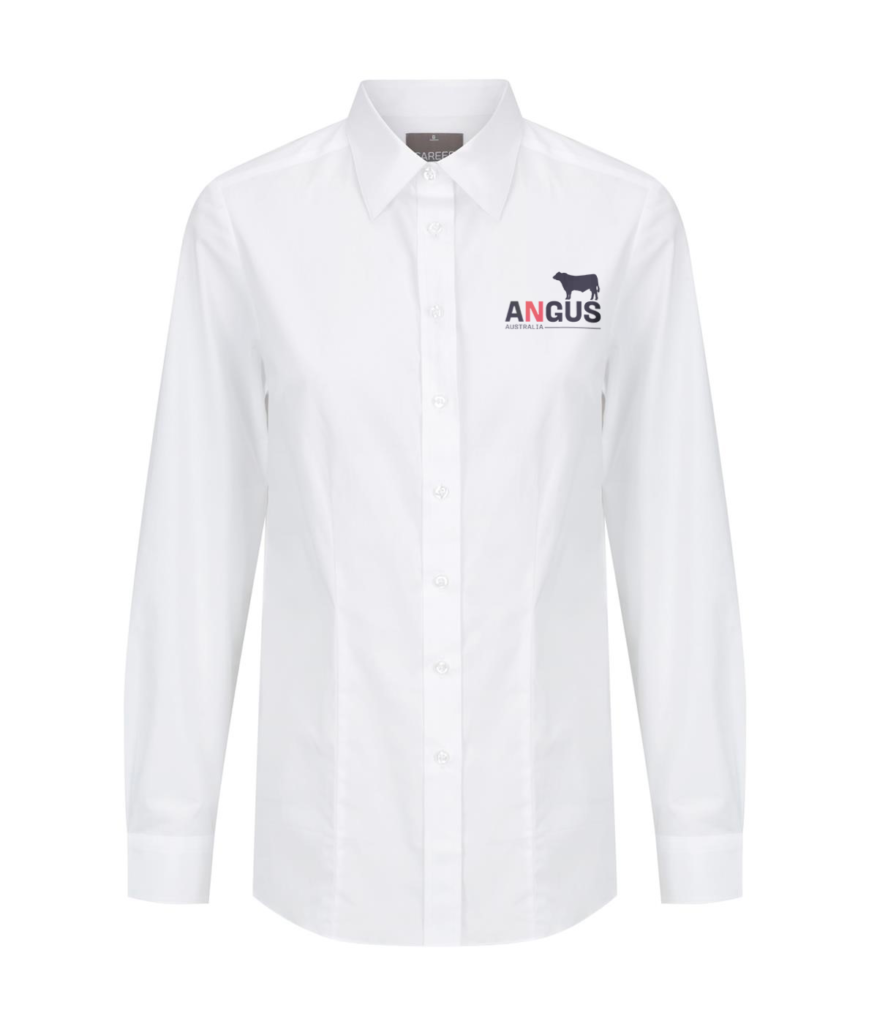 Women’s Cotton/Spandex Long Sleeve shirt - Angus Australia