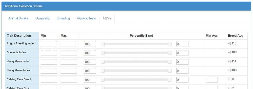 Using Angus Database Search - Angus Australia