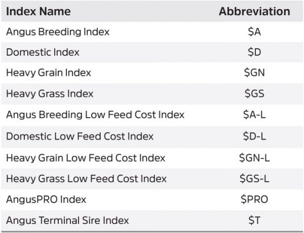 Understanding Selection Indexes - Angus Australia