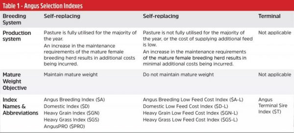 Choosing the index of relevance to you - Angus Australia
