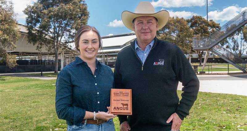 Monique’s Angus Youth dedication recognised - Angus Australia